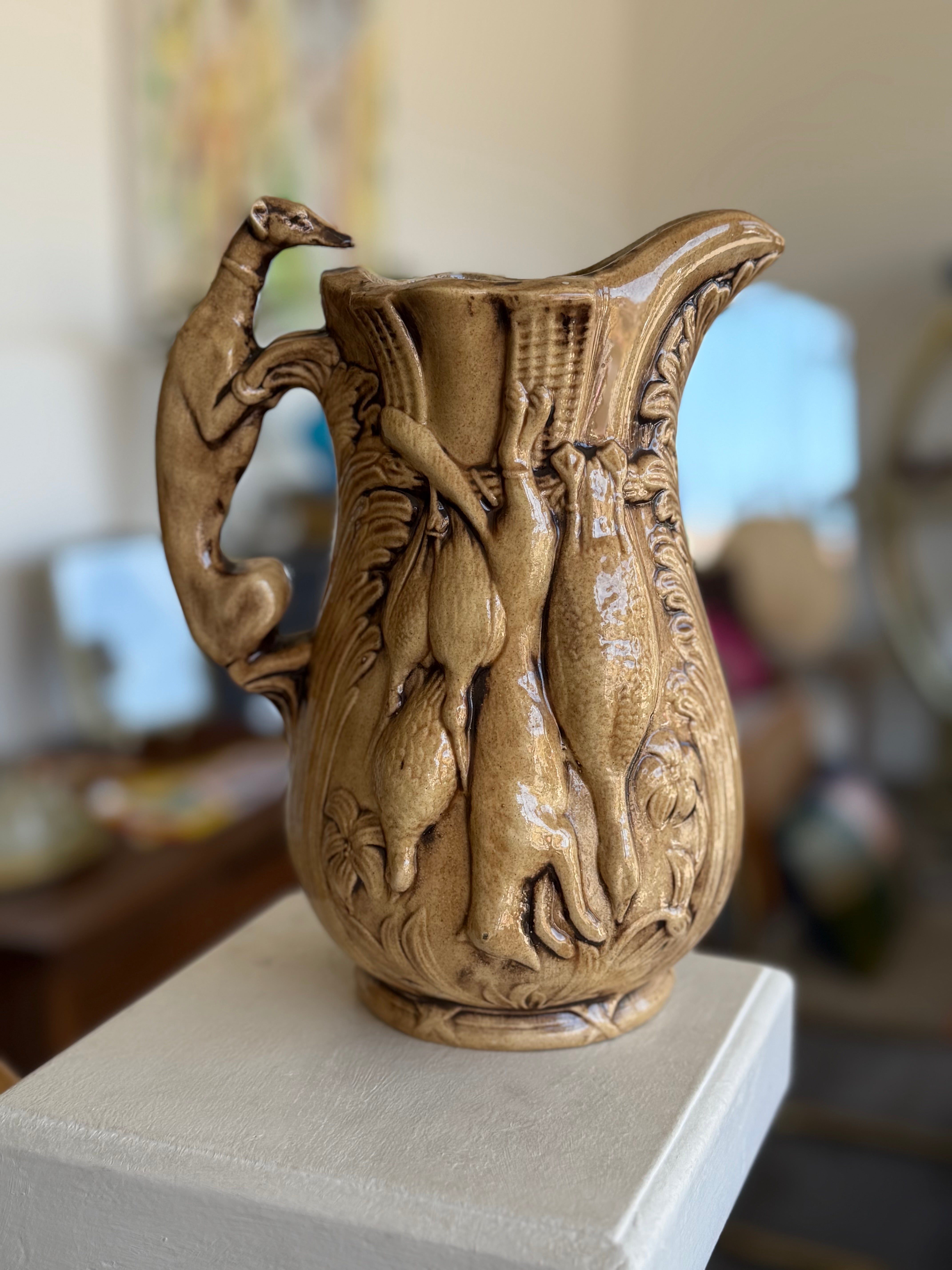Beddington Style Hound-handled Pitcher